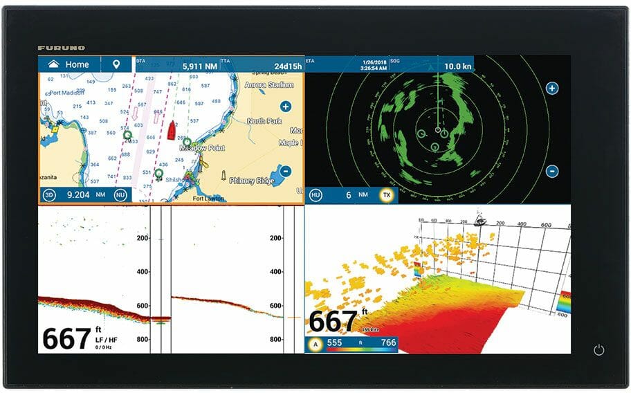 Furuno TZT19F NavNet TZtouch3 19 in. MFD Review - BoatingWorld